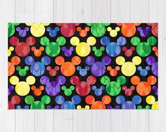 Mickey mouse rug | Etsy