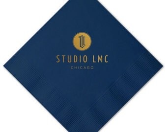 Custom logo napkins | Etsy