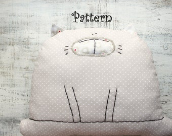 PATTERN for car toy stuffed car soft DIY car by HandyHappyTeddy