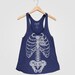 Halloween Skeleton Women Tank Top American by Couthclothing