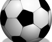 Popular items for soccer ball iron on on Etsy