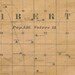 Warren County Iowa 1859 Old Wall Map with Landowner Names