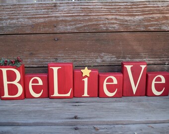 Believe sign | Etsy