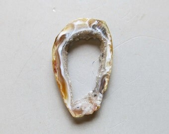 Natural Druzy Agate Occo Oco Geode Matching Pair by StoneAge2