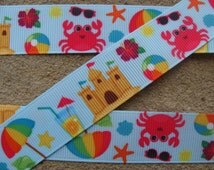 Unique crab ribbon related items | Etsy