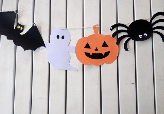 Halloween bunting DIY printable decorations instant download