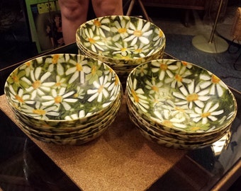 Daisy dishes | Etsy