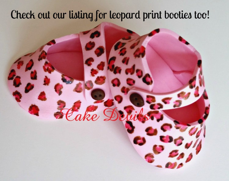 Fondant Baby Booties Baby Shower Baby Shoes Cake by CakeDevils