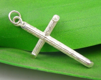 Round cross pendant | Etsy