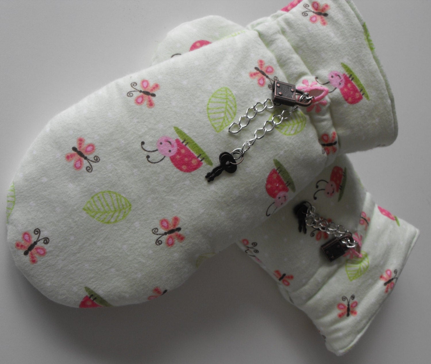 ABDL mittens with Locks ab mittens ab flannel mittens ab