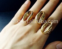 Popular items for cowrie shell ring on Etsy