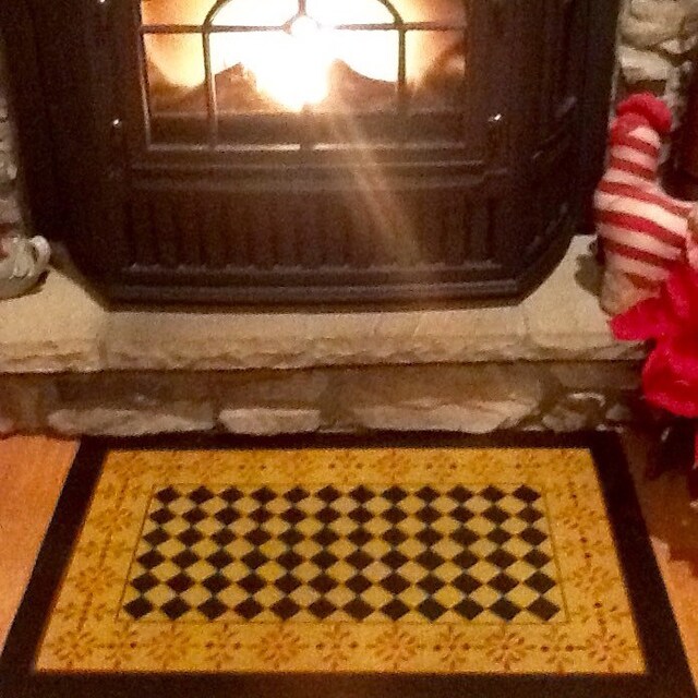 Hand Painted/Stenciled Canvas rugs and Home Decor by Designsygrace