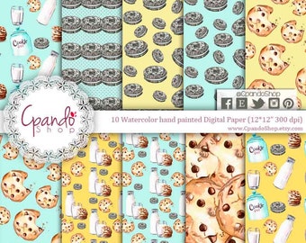 Ice Cream Digital Papers Ice Cream Party Theme Birthday