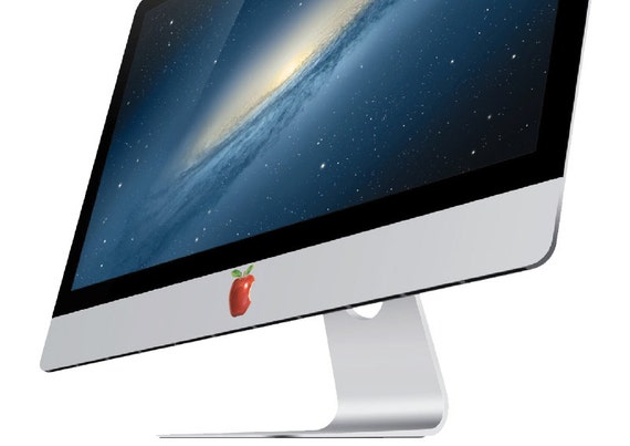 Apple replacement logo iMac Decal sticker.
