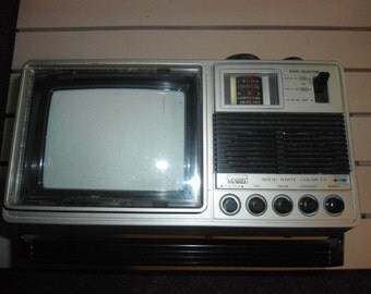 Portable television | Etsy