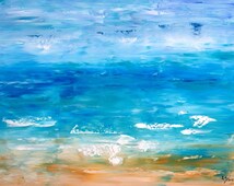 Unique abstract seascape related items | Etsy