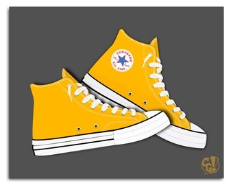 Converse poster | Etsy