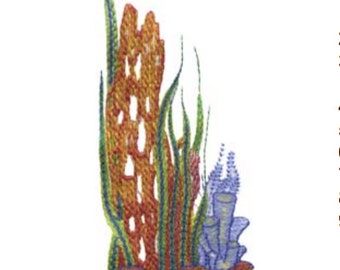 Coral embroidery | Etsy