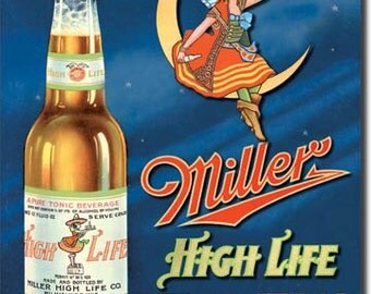 Miller high life | Etsy