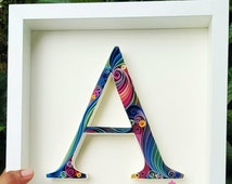 Unique paper quilled art related items | Etsy