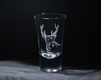 Engraved shot glass | Etsy