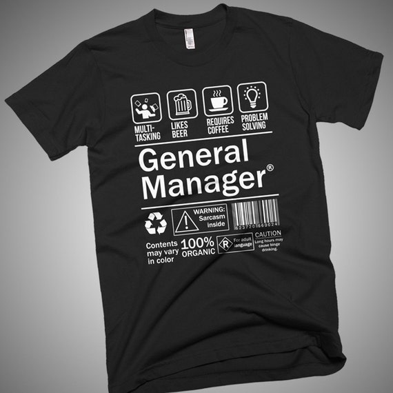 General Manager Funny T-Shirt