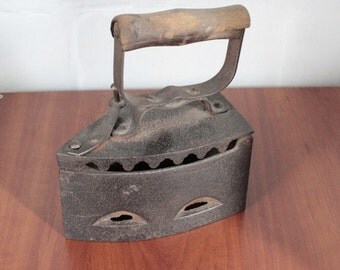 Old clothes iron | Etsy