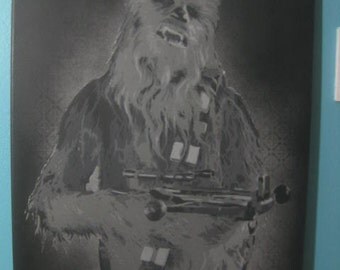 Chewbacca stencil | Etsy