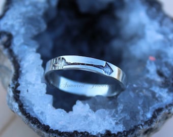 Angel Wing Ring 4 Sterling Silver Angel feather by ArmoredJewelry