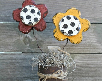 Rustic Flower Rustic Spring Primitive Spring by therustygoose