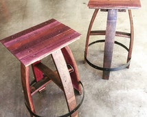 Unique barrel stool related items | Etsy