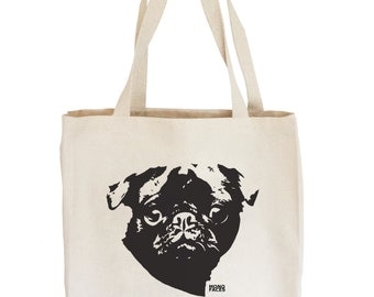 Pug tote | Etsy