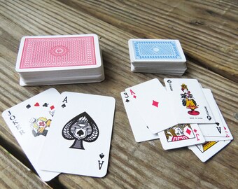 Miniature playing cards | Etsy