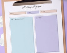 Popular items for meeting notes on Etsy