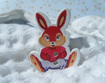 Bunny buttons | Etsy