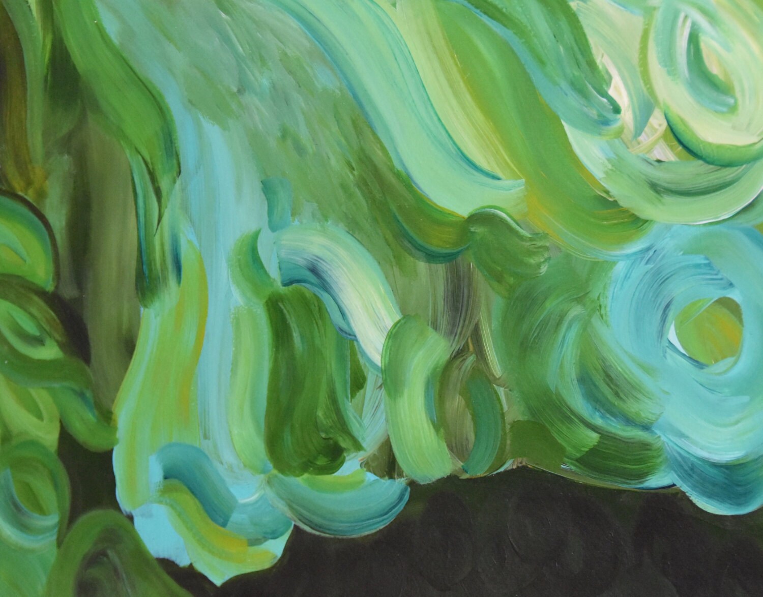 Abstract Painting Original Modern Fine Wall Art 11 x by Jimarieart