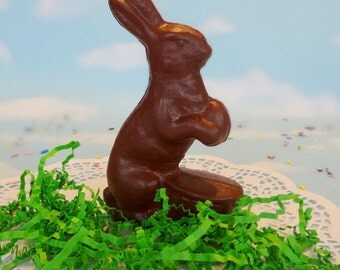 Faux chocolate bunny | Etsy