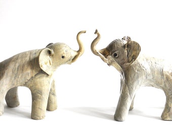 Paper mache animals | Etsy