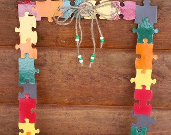 Puzzle piece decor | Etsy