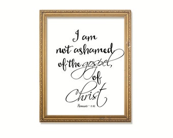 Not ashamed | Etsy