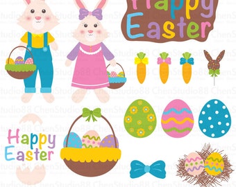 Happy Easter Digital Clipart