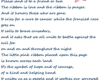 Cancer survivor poem | Etsy