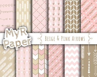 Bokeh digital paper: PINK & PURPLE BOKEH girly bokeh by MyRpaper
