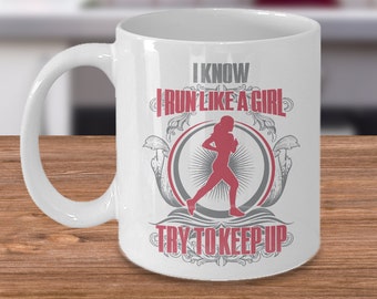 Funny running mug | Etsy