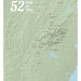 New Hampshire '52 With A View' Map 18x24 Poster