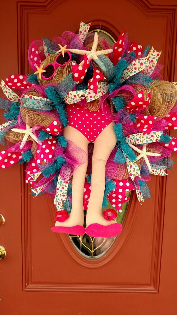 Summer Booty Wreath Booty Wreath Summer Wreath By Craftyduty