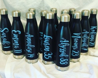 Team water bottle | Etsy