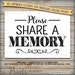 Share a Memory Card Share Memories Write a Memory Please