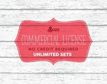 Limited Commercial License NO Credit required / Single product