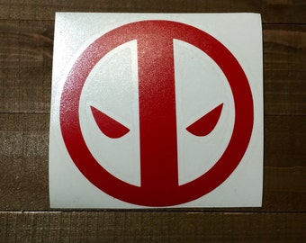 Deadpool car decal | Etsy